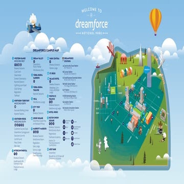 Dreamforce '17 Campus Map