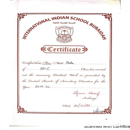 Physical Education Practical File Class XII CBSE | PDF