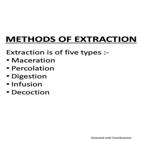 MACERATION - Defintion , Types | PDF