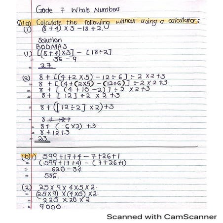 GRADE 7 WHOLE NUMBERS ANSWER BOOK FOR TEXTBOOK QUESTIONS.pdf