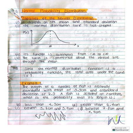 STATISTICS 1501 NORMAL DISTRIBUTION NOTES.pdf
