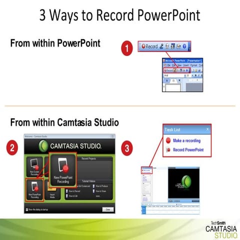 Camtasia Getting Started Camtasia Getting Started Guide.ppt