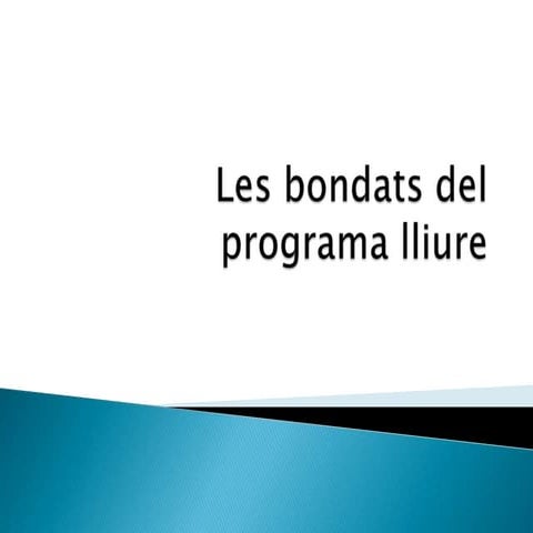 Programa lliure | PPTX