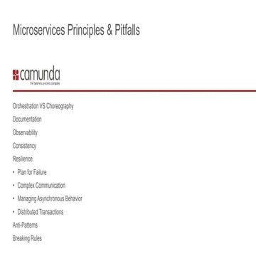 Paul Lungu: Microservices Integration: Challenges and Solutions - Camunda Day New York City | PPTX