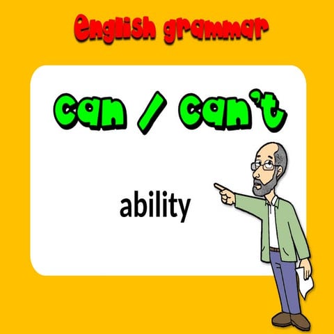 Can - Cant SKILLS AND ABILITIES IN english | PPTX