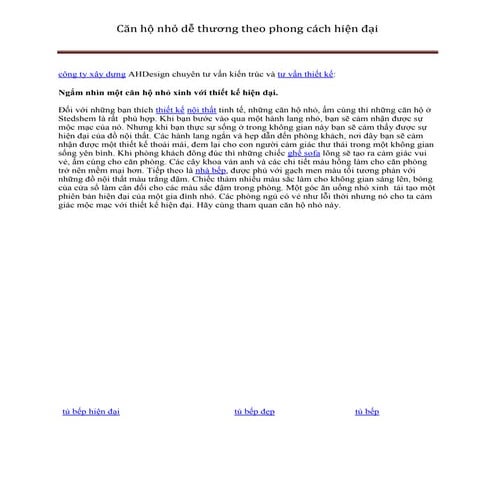 Can ho-nho-de-thuong-theo-phong-cach-hien-dai | PDF