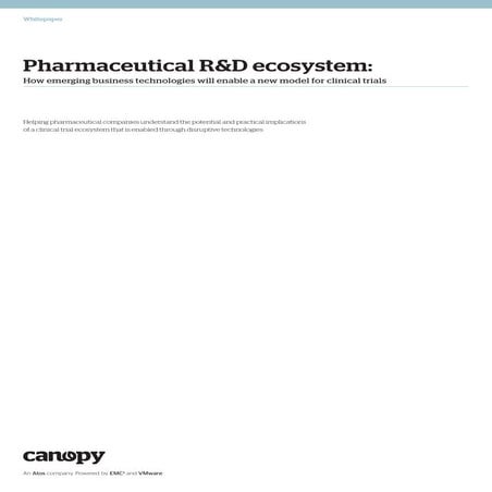 Cloud Enabled Pharma R&D Trials | PDF