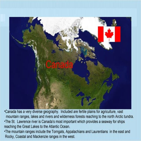 Geographical position of canada and mineral resources | PPTX