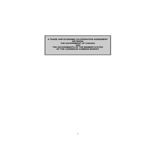 The Revised Treaty Of Chaguaramas - CARICOM Treaty 2001 | PDF