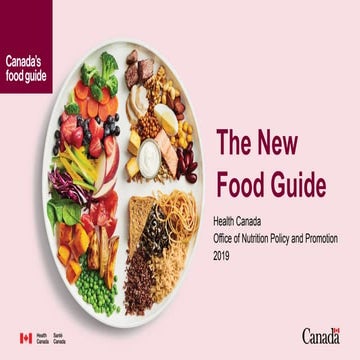Health Canada Office of Nutrition Policy and Promotion | PDF