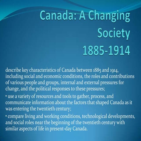 Canada in the 60s and 70s | PPT