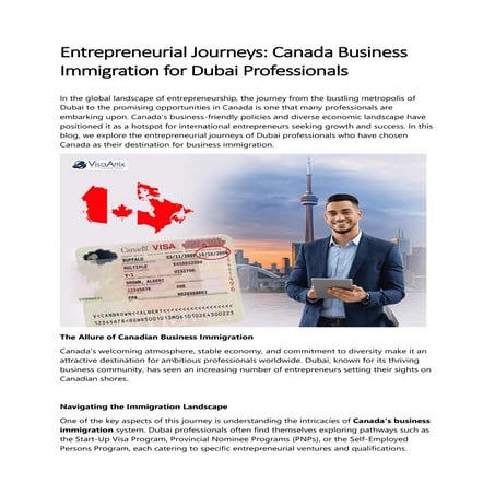 Canada Business Immigration | PDF