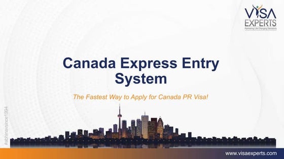 Canada express entry information | PPT