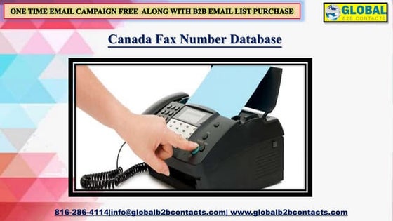 Usa fax number database | PPT