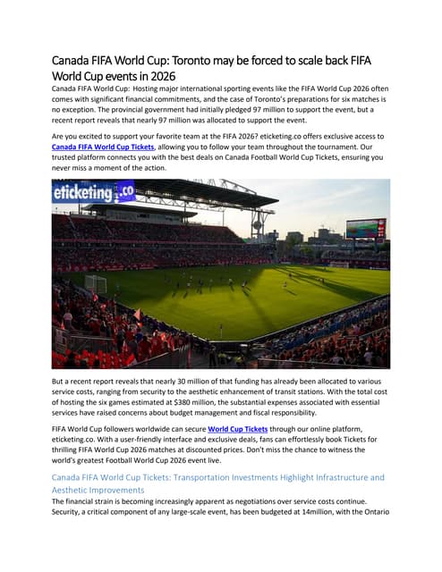 Toronto needs more money for the 2026 FIFA World Cup.docx