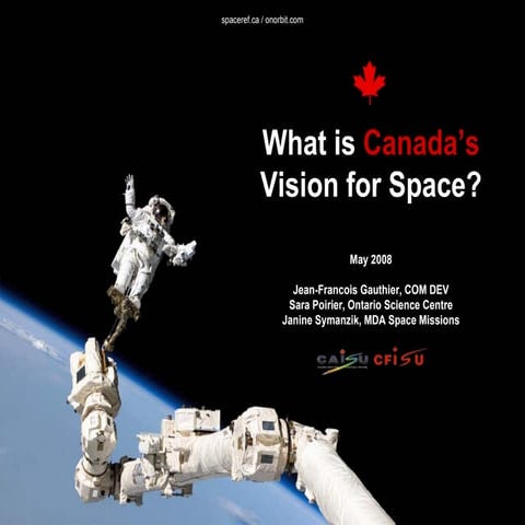 The Future of Canada in Space | PDF
