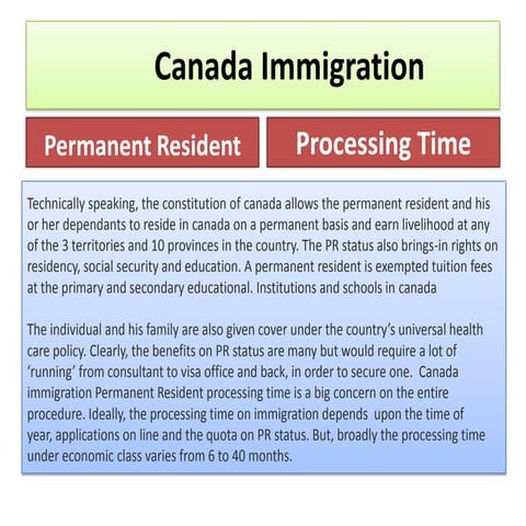 Canada immigration | PPTX