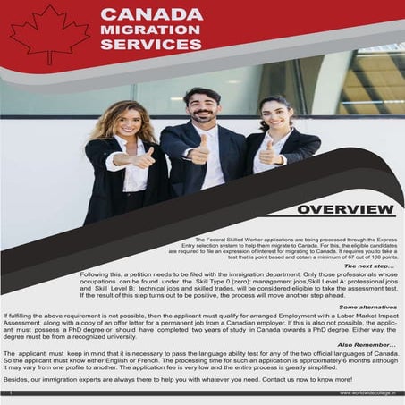 Apply for Canada Immigration | PDF