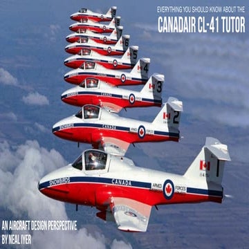 Canadair CL-41 Tutor : A Design Perspective | PDF