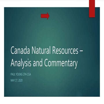 Canada and Natural Resources Development and Export Strategy | PPTX