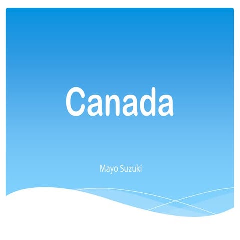 Canada powerpoint | PPTX