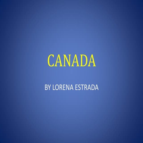 Canada culture | PPTX