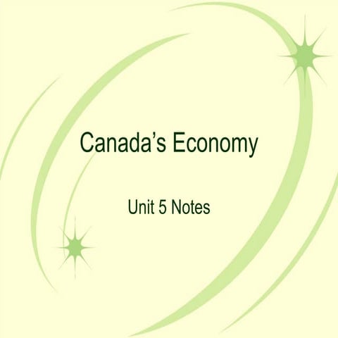 Canadas Economy1 | PPT