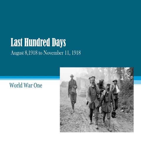 Canada S Last 100 Days Ppt