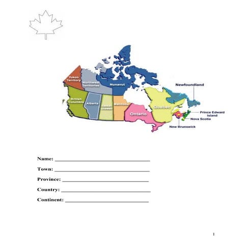 Canada Student Booklet | PDF