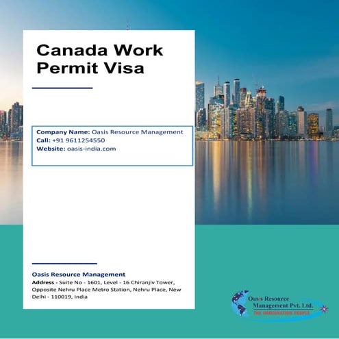 Canada Work Permit Visa | PDF