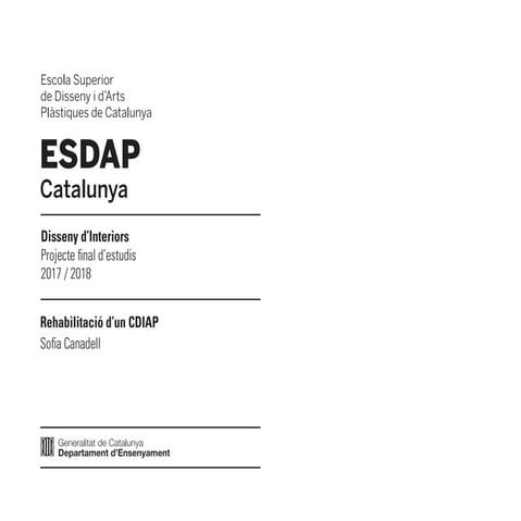 Rehabilitació d'un CDIAP | PPT