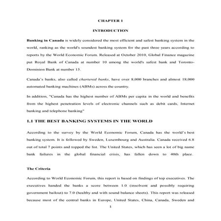 Canadian banking | PDF