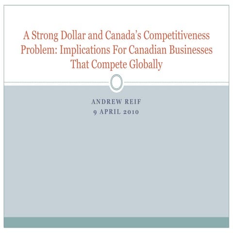 Canadian Competitiveness | PPTX