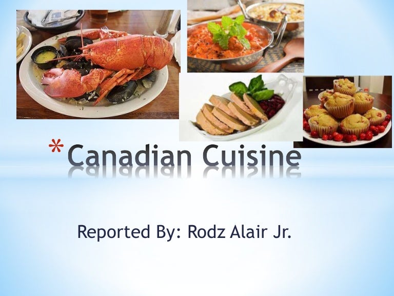 Canadian cuisine