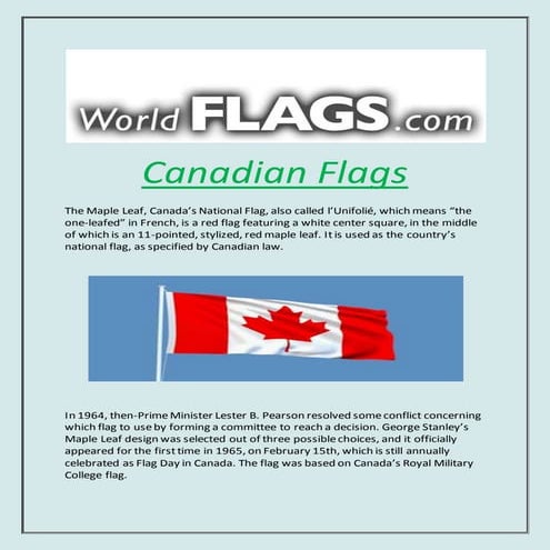 Canadian flags | DOCX