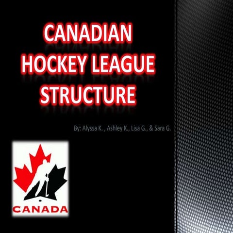 Canadian hockey league structure | PPTX