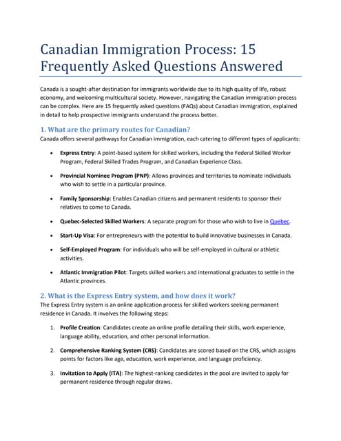 A Guide to Canada Federal Skilled Worker Program.docx