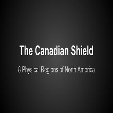 Canadian shield | PDF