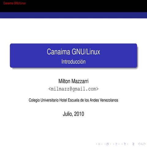 Canaima GNU/Linux | PDF