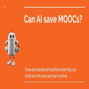 Can AI save MOOCs? | PPT
