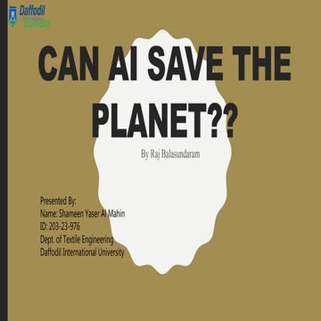 Can ai save the planet.pptx