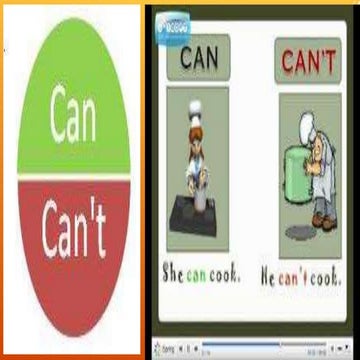 Can can't 1 | PPT