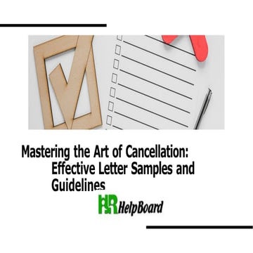 cancellation-letter-sample , Membership cancellation letter | PPTX