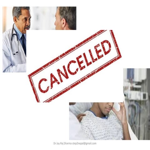 Cancellation of surgical case | PPT