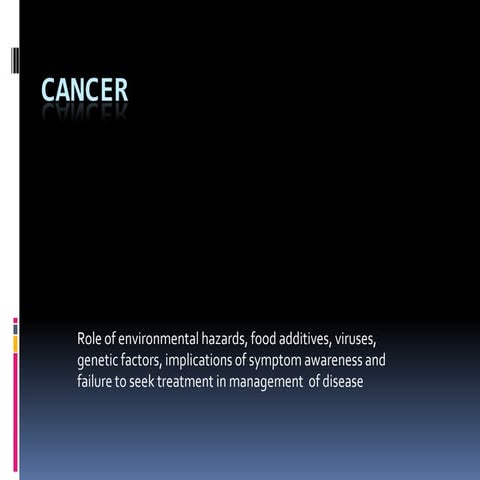 Cancer | PPT