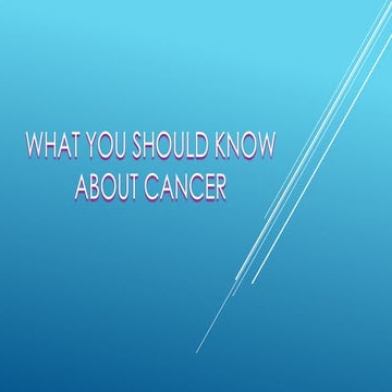 Cancer | PPT
