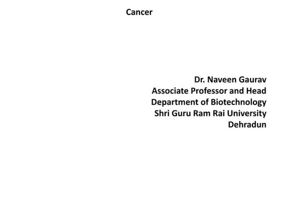 Biology investigatory project | DOCX | Cancer | Diseases and Conditions