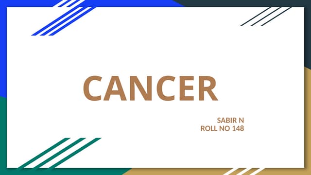 Cancer | PDF