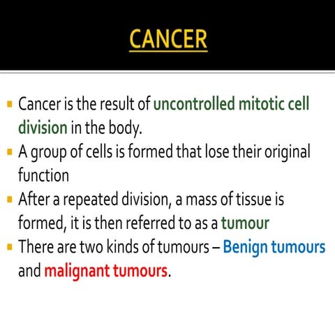 Cancer grade 10 | PPTX