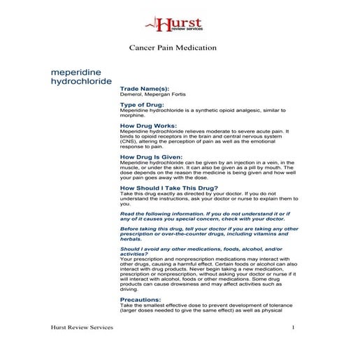 Cancer%20 pain%20medication | PDF